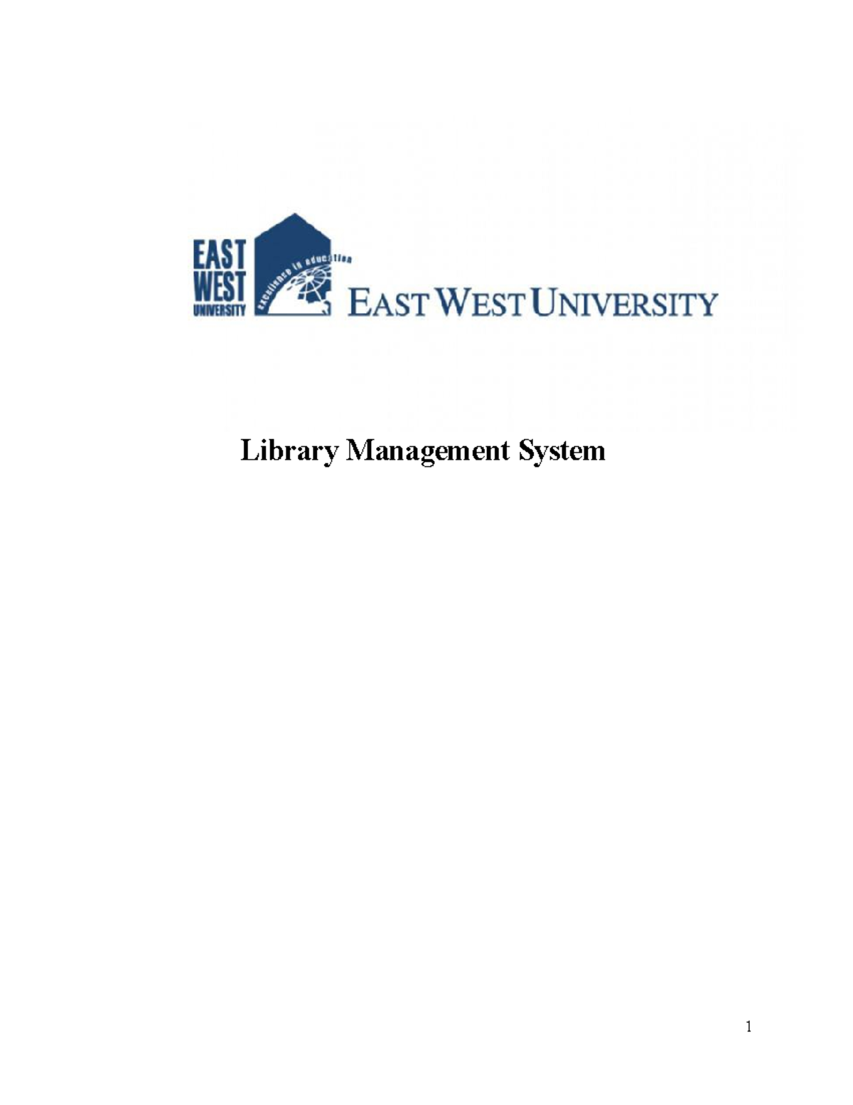 Library Management Report - Library Management System Content - Studocu