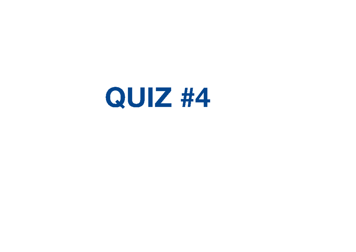 Quiz -4 (CH8) - quizzes - Computer Architecture And Organization I ...