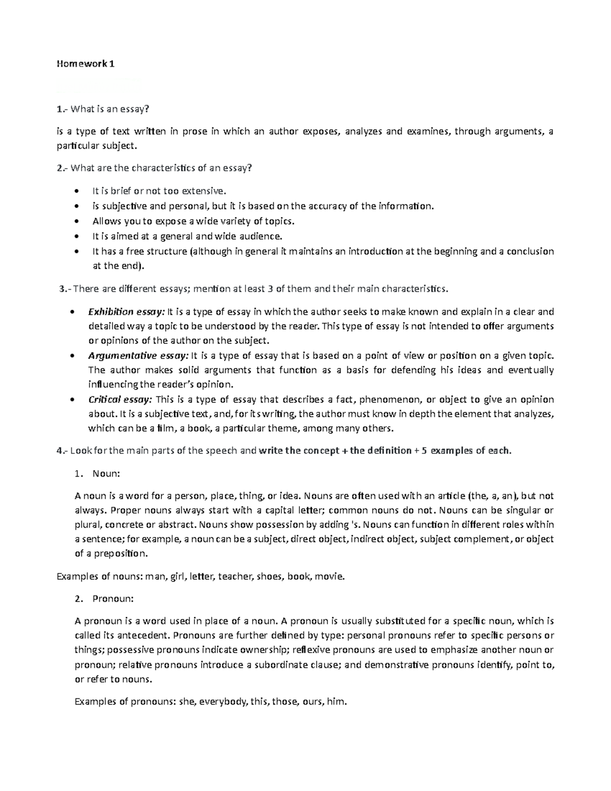 Homework 1 - Tarea 1 de conceptos básicos para ma materia - Homework 1 ...