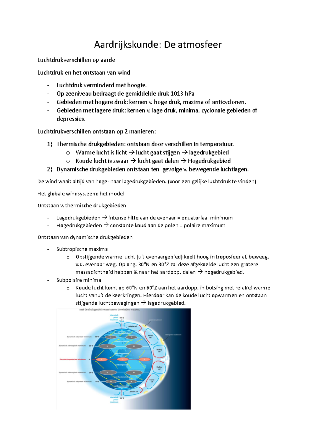 Aardrijkskunde: de atmosfeer - Aardrijkskunde: De atmosfeer ...