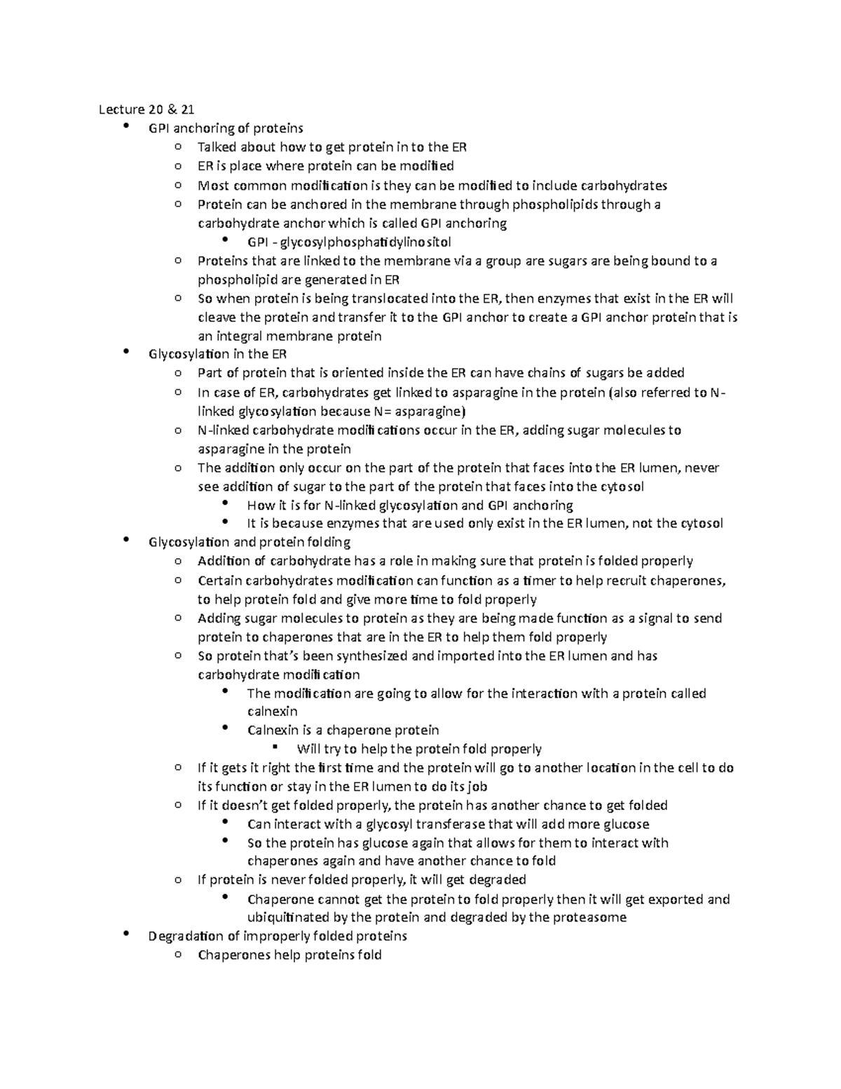 Cell Bio Lecture 20:21 - Class taught by Jennifer Mierisch - Lecture 20 ...