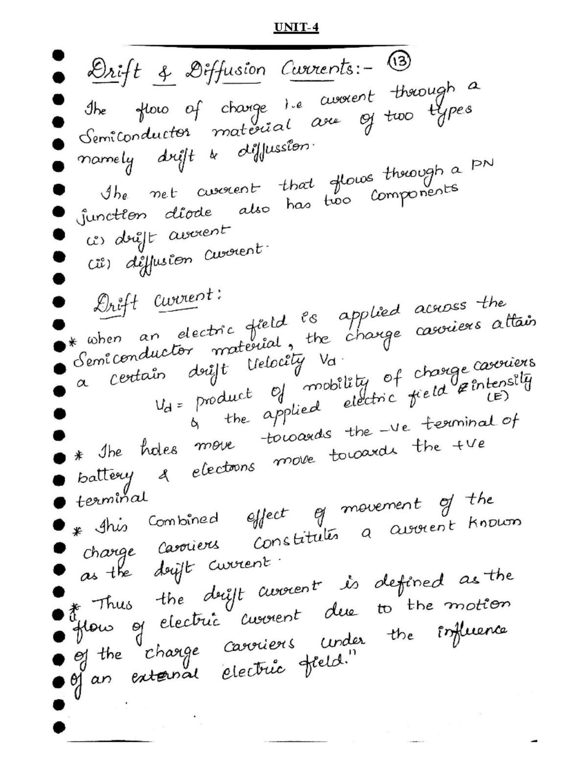 UNIT-4 Notes - material for first year students - Computer Science ...
