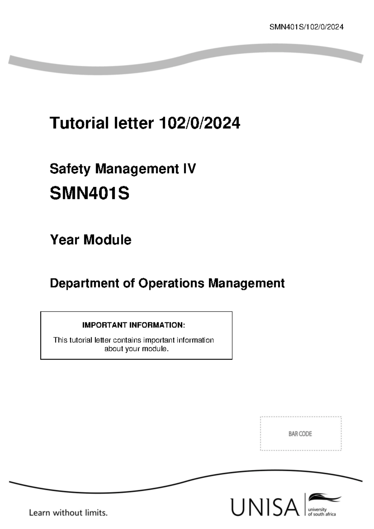 SMN401S TL 2024 102 0 b - The attached documents is the tutorial ...