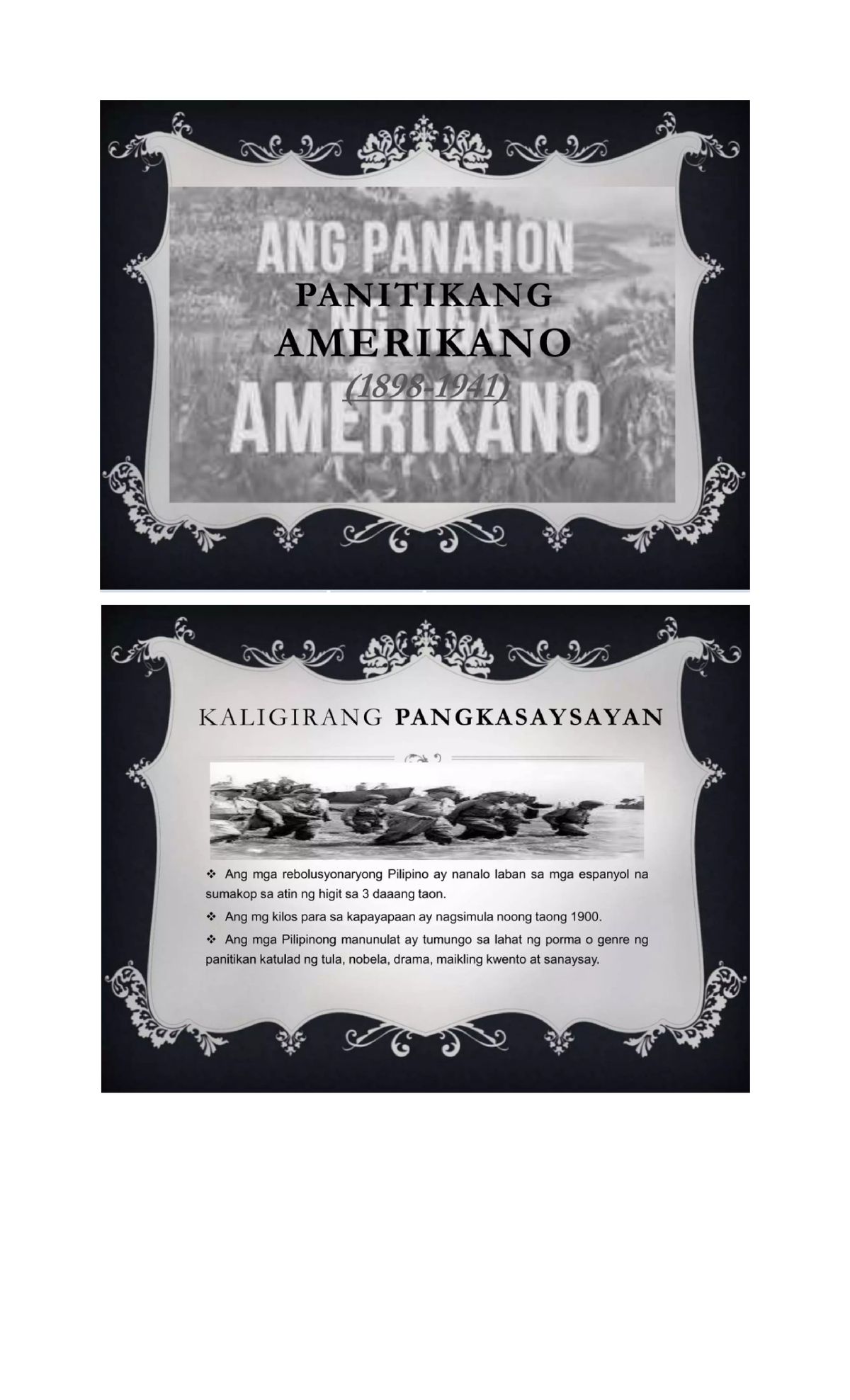 Paninitkan sa panahon ng mga amerikano - ANG PANAHON PANITIKANG NE ...