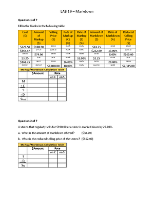 LAB 15 - Index Numbers - Exercises - LAB 15 – Index Numbers Question 1 ...