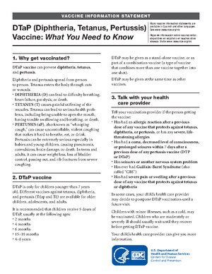 Anthrax - cdc - VACCINE INFORMATION STATEMENT Many Vaccine Information ...
