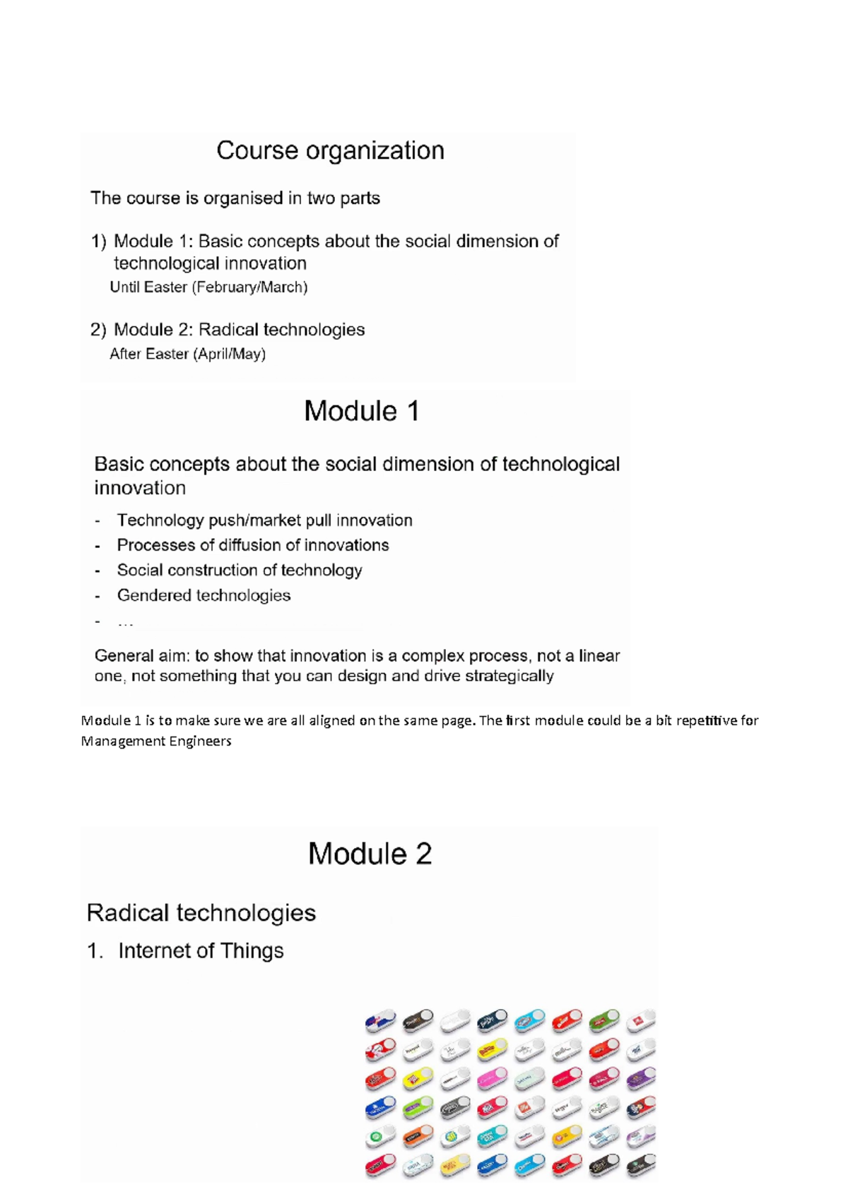 1. Emerging Technologies and Societal Challenges-Course organization ...
