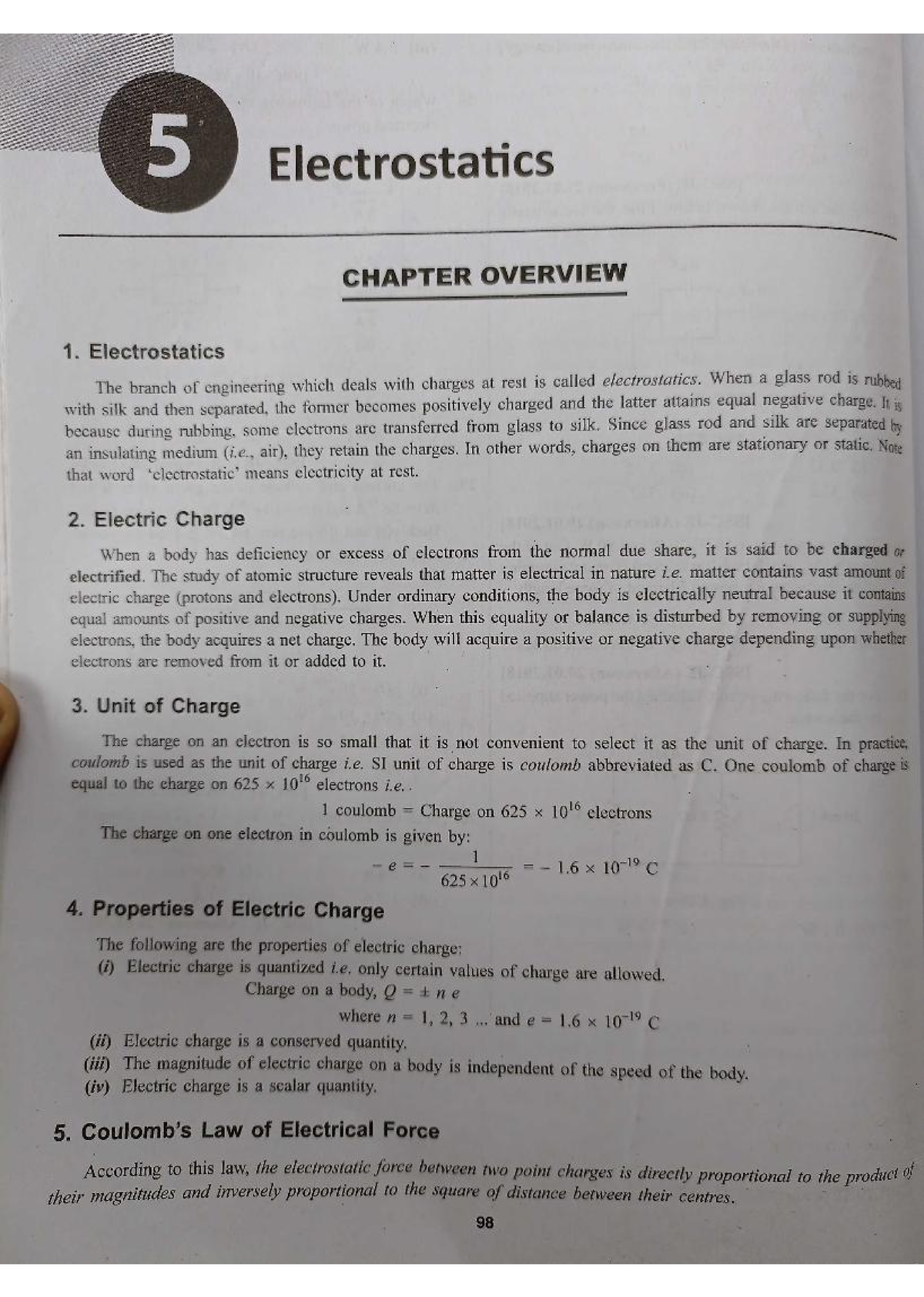 Electro Statics - Basics Of Electrical & Electronics Engineering - Studocu