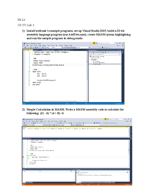 CS 27100 Computer Architecture chpt 1 and 2 - Chapter 1: Introduction to Computer Architecture I ...