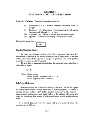 Chapter-2 summary - Basic Chemistry - CHAPTER 2 THE NUMERICAL SIDE OF ...