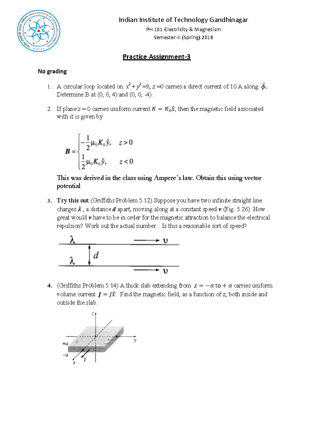 Assignement 3 - Practice tutorial shared by professor - PH 101 ...
