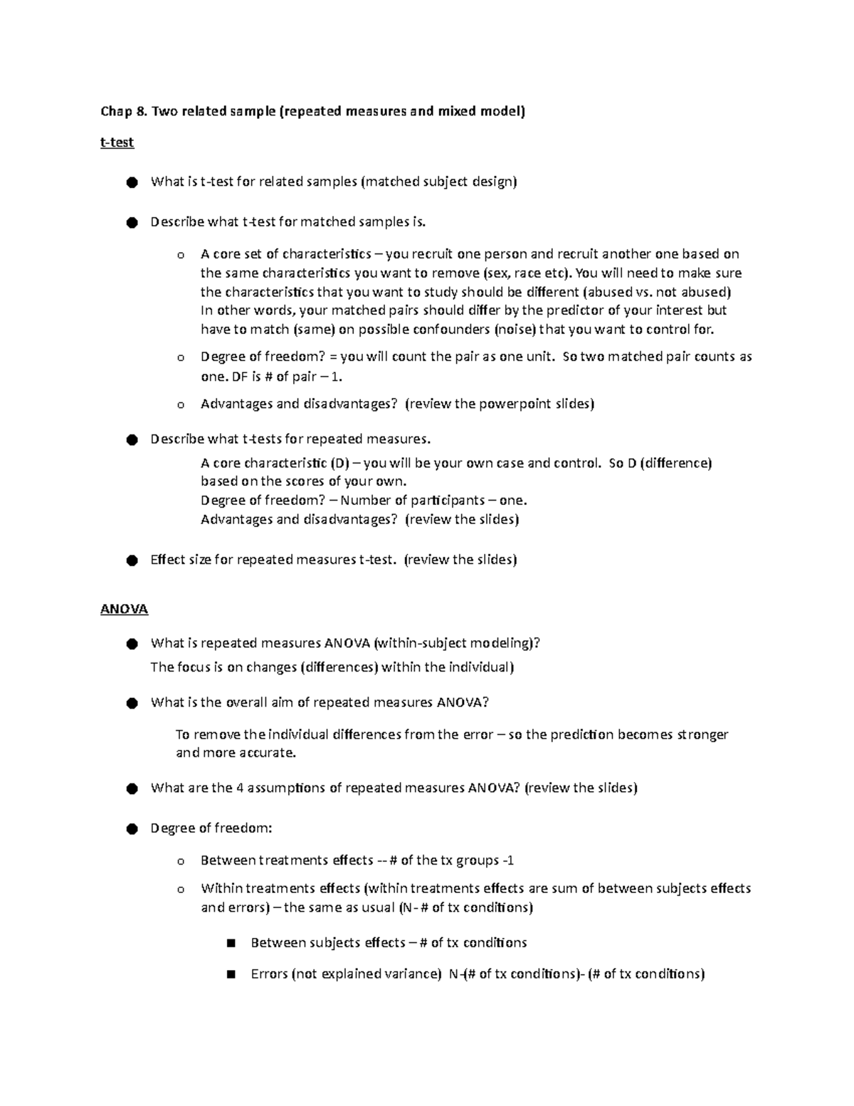 Chapter 8 Two related sample t-test - Chap 8. Two related sample ...
