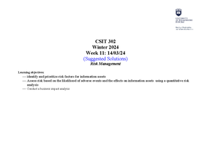CSCI370 Mid Term QP - sol - University of Wollongong in Dubai Mid Term ...