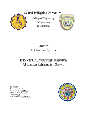 ME3207-Proposed Ice Plant Group 9 PDF - lce Plant Design Capacity of ...