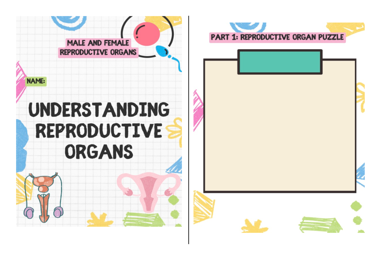 Booklet for reproductive organ - BEED General Education - Studocu