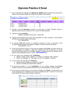 Tarea 3 - Excel Avanzado. - Ejercicio Práctico 3 Excel Abrir el libro ...
