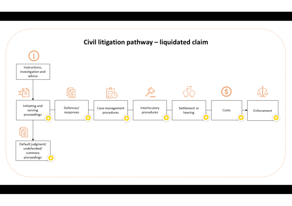 Civil litigation pathway - PROP - Studocu