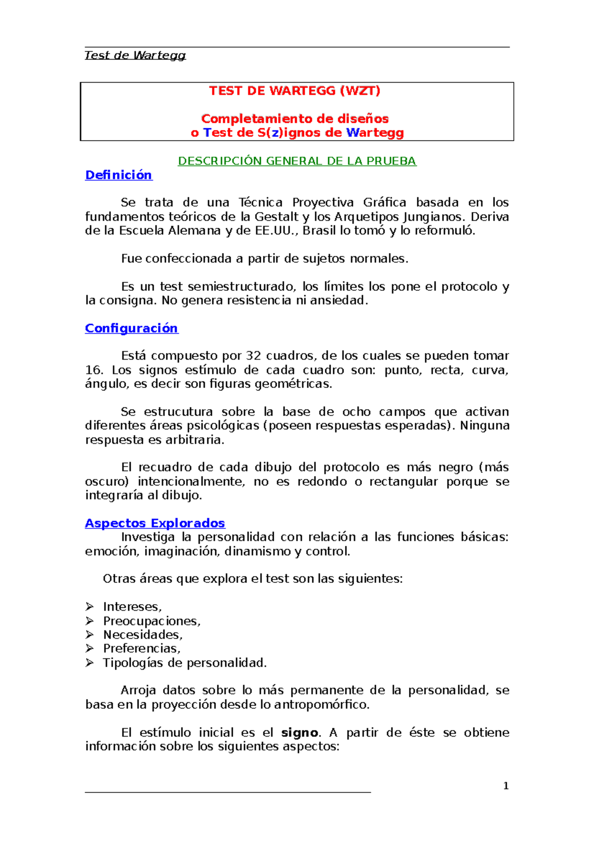 Wartegg - Manual - TEST DE WARTEGG (WZT)TEST DE WARTEGG (WZT ...