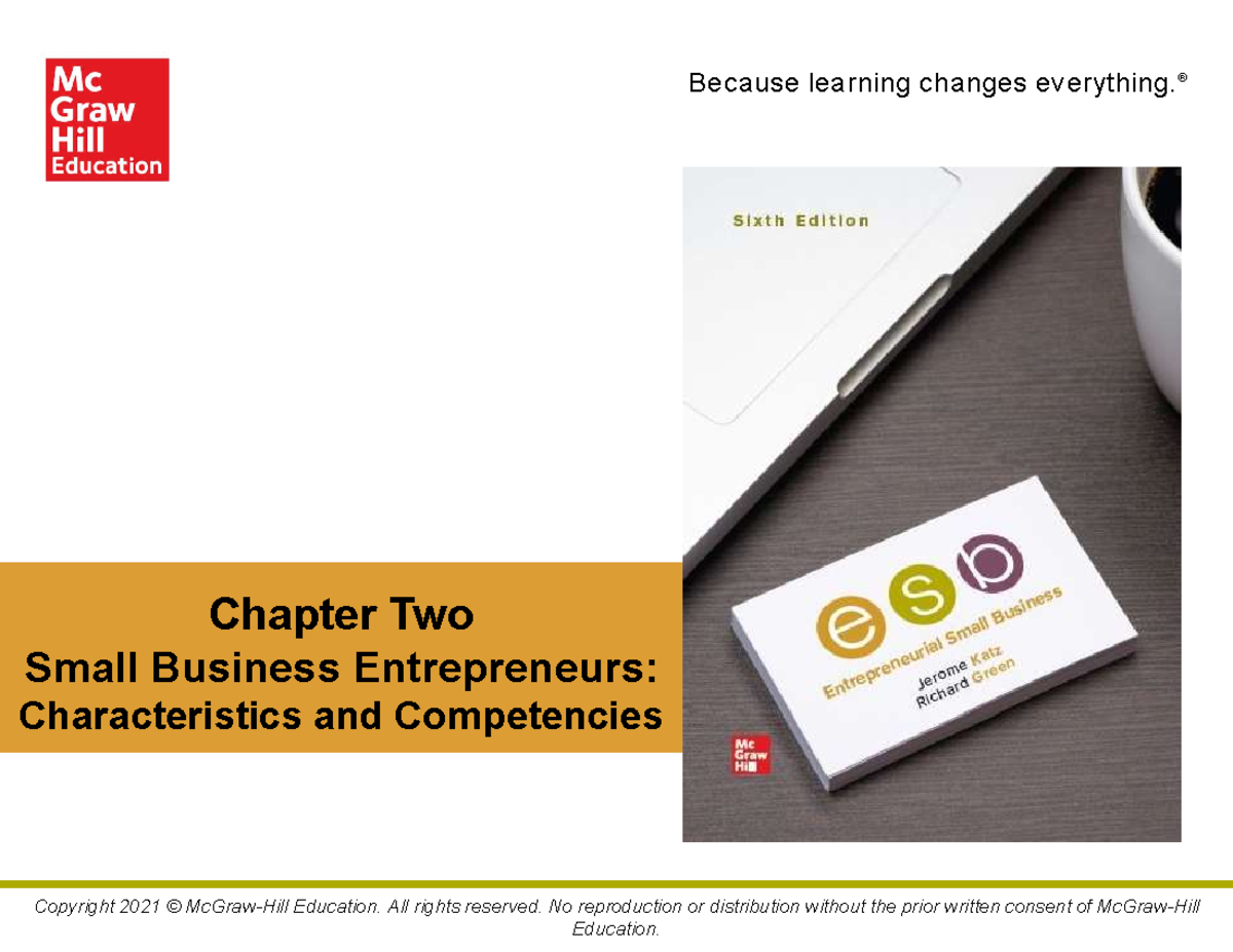 Chapter 2 - NOTES - Because learning changes everything. ® Chapter Two ...
