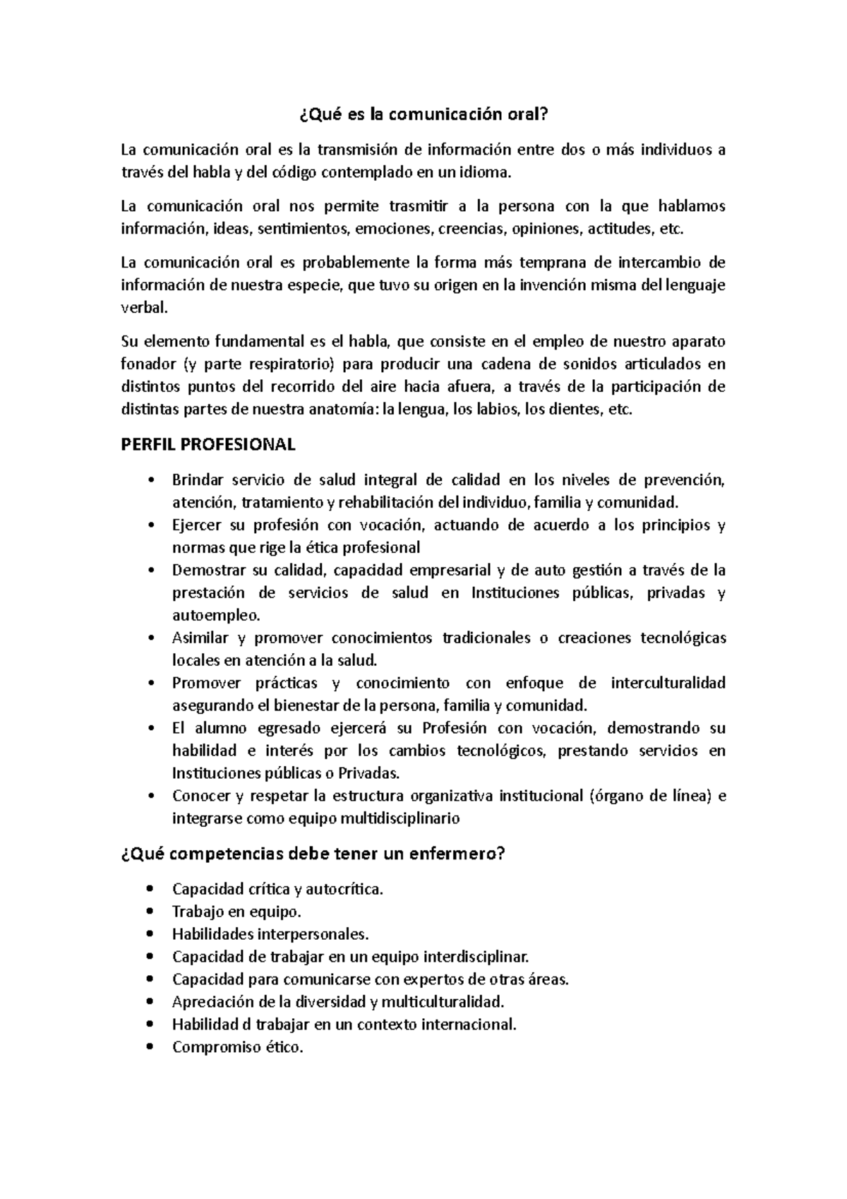 Qué es la comunicación oral - ¿Qué es la comunicación oral? La ...