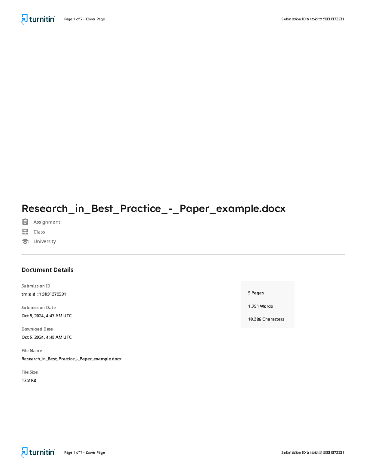 AI-Research in Best Practice - Paper example - University Class ...