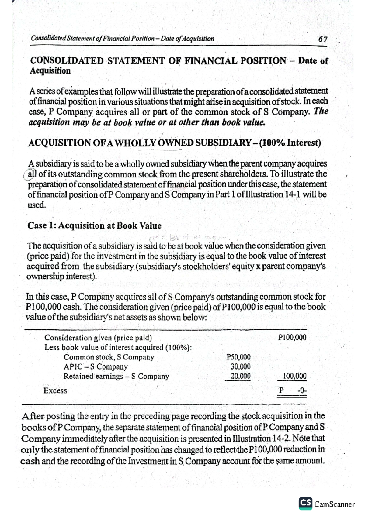 Consolidated-FS - BS in Accountancy - Studocu