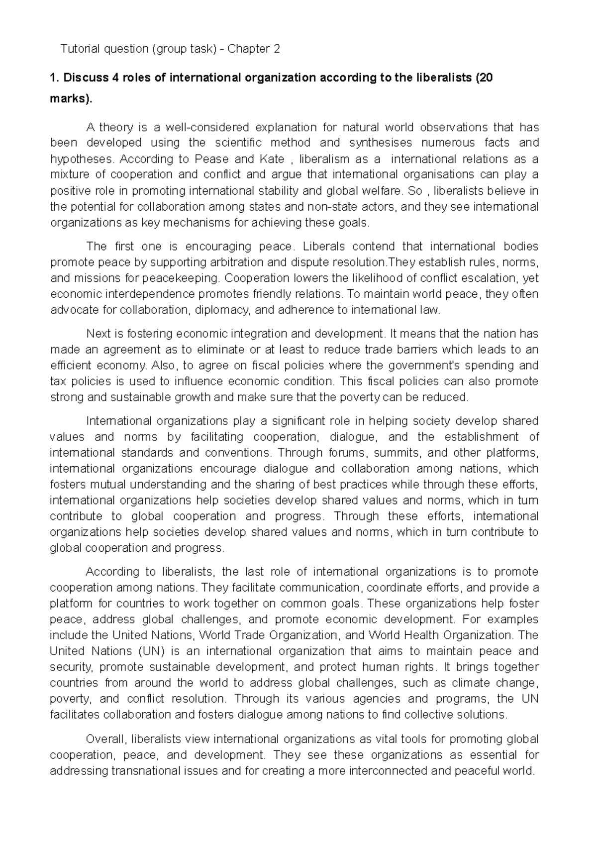 Tutorial question PAD381 - Tutorial question (group task) - Chapter 2 Discuss 4 roles of - Studocu