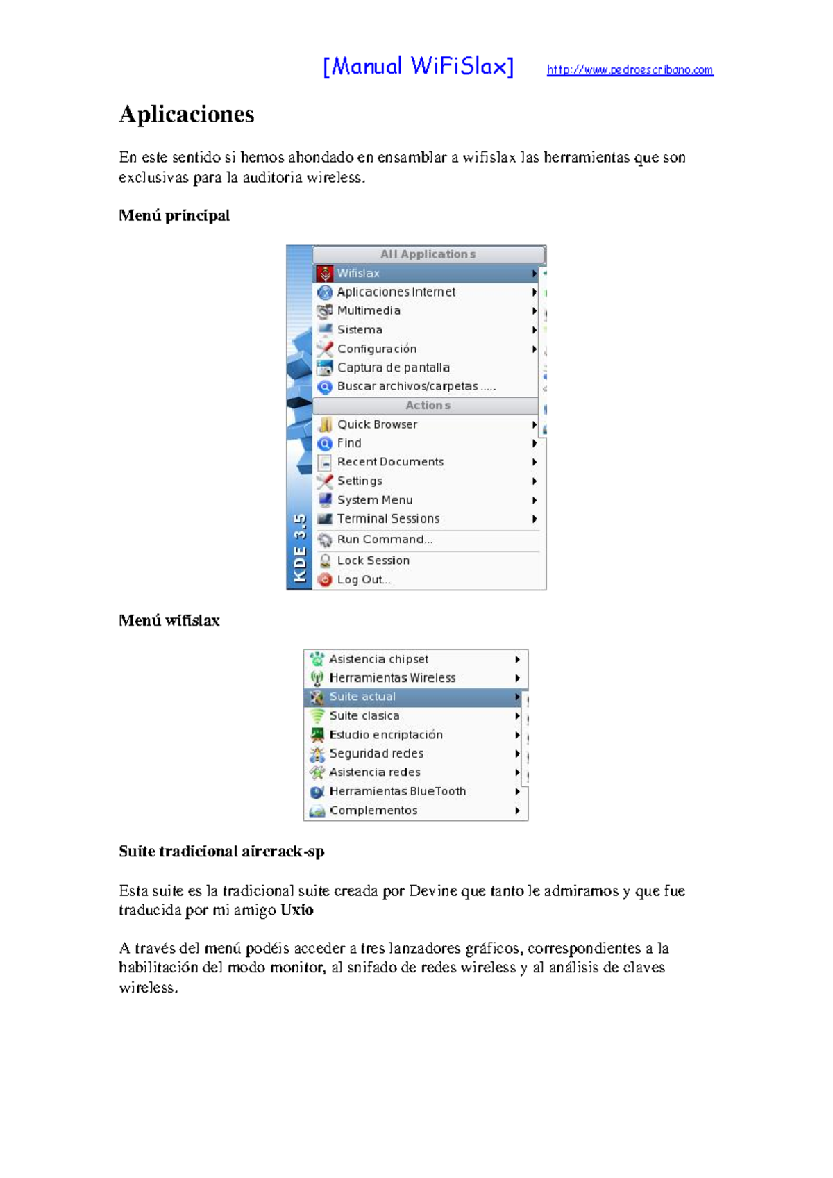 Manual Wi Fi Slax - Debo un informe sobre el uso y ejecución de wifi ...