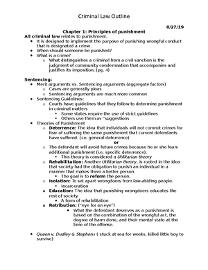White Collar Crime - Outline - I. Mens Rea Rule of Lenity: ambiguous to ...