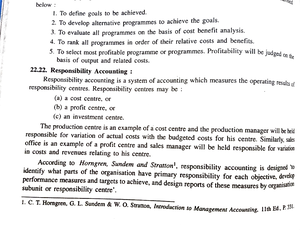 Variance - Management Accounting - Studocu