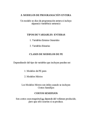 Capitulo 7 Render - Modelos DE Programacion Lineal - CAPITULO 7 Modelo ...