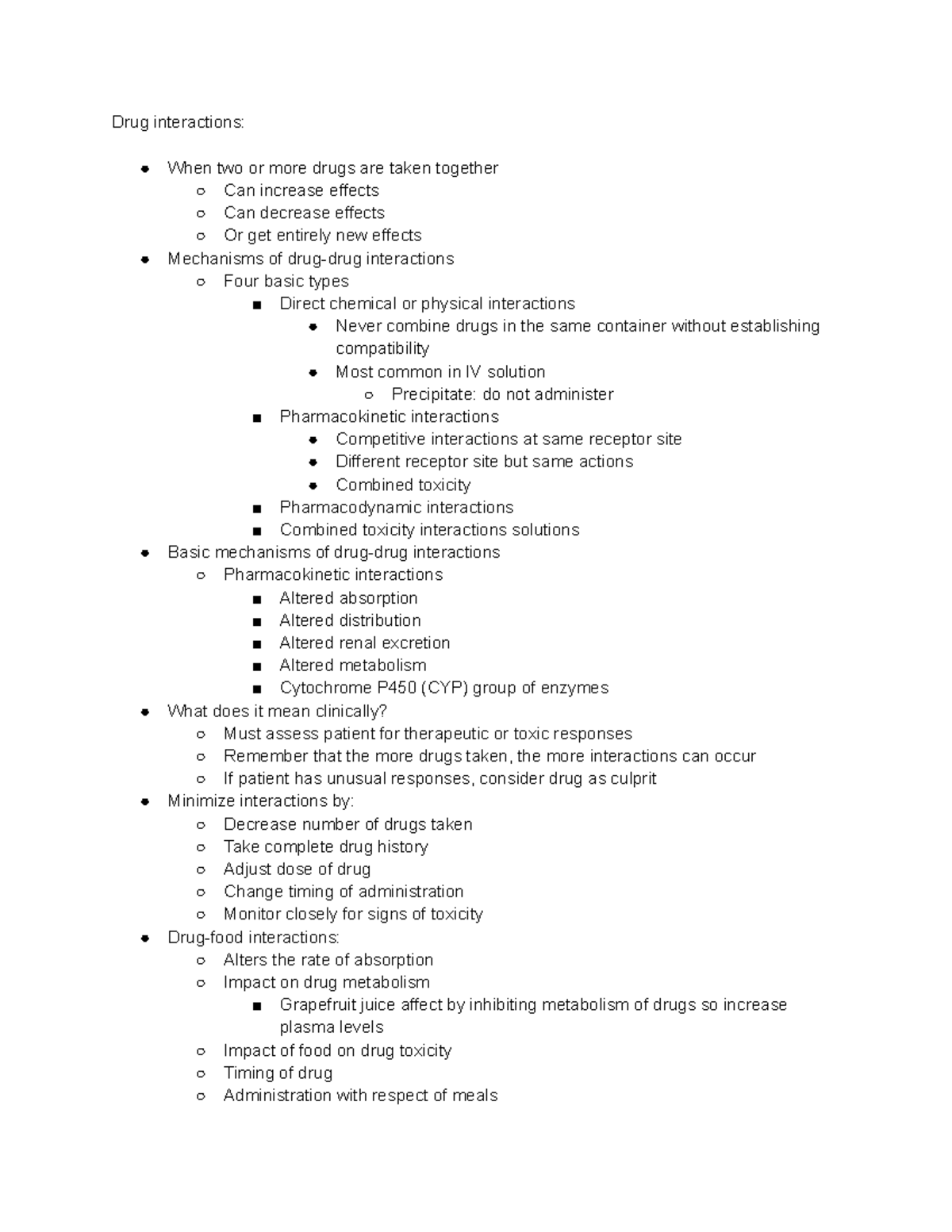 Drug interactions - Drug interactions: When two or more drugs are taken ...