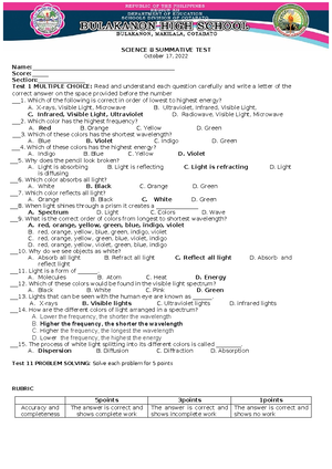Week-9 - hi hello - GRADES 7- DAILY LESSON LOG Name: BULAKANON HIGH ...