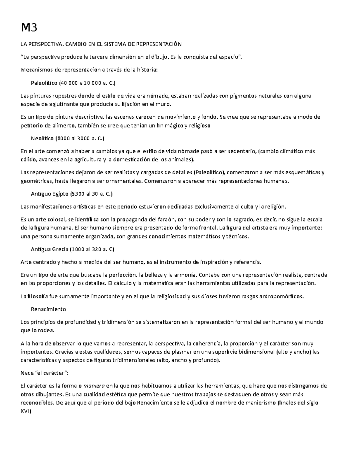 Resumen M3 y M4 Dibujo. S21 - Siglo 21 - Studocu