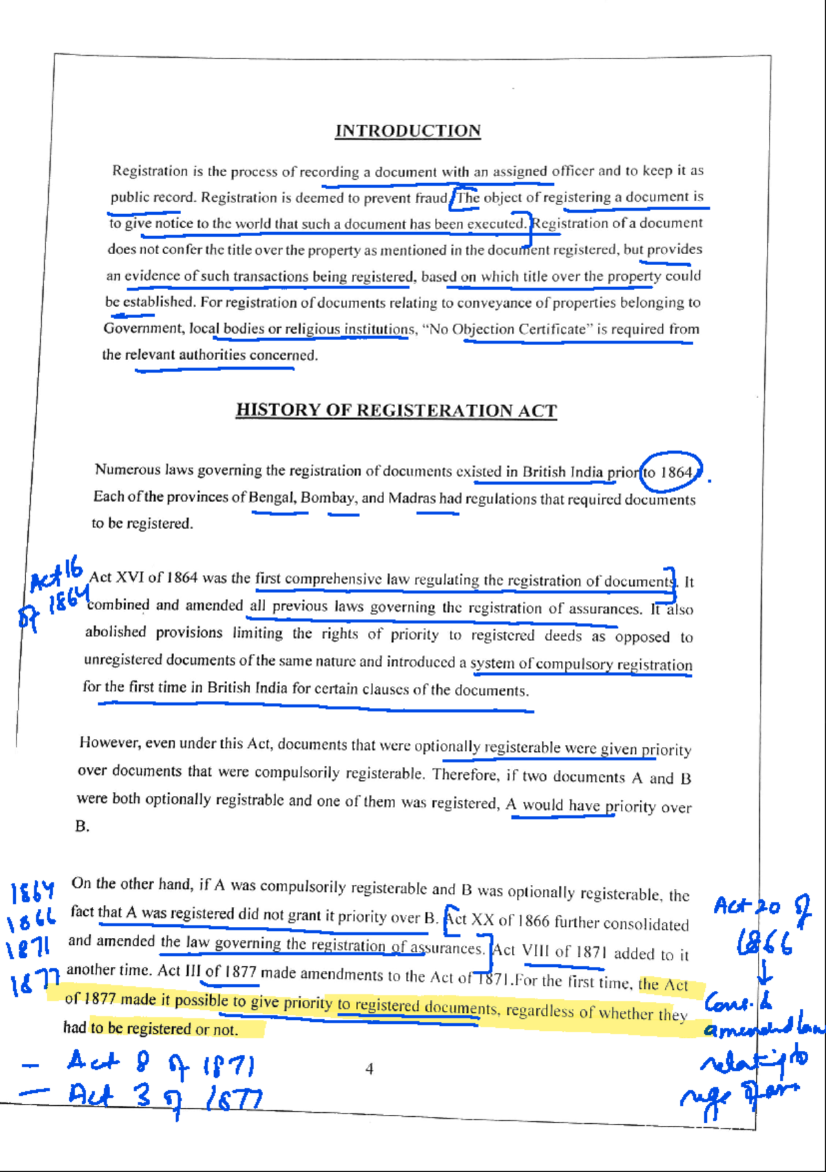 Scope of regis - Law: Important Judgements - Studocu