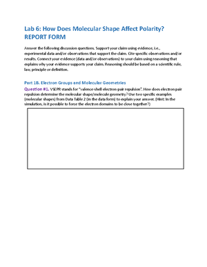 Lab 3 - CHM 116 Lab - Lab 3: Chemical Kinetics, Part I Report Form Due ...