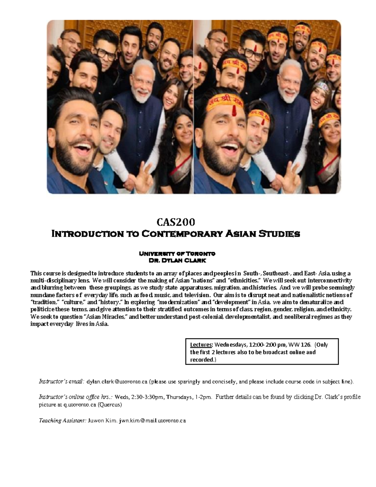 CAS200 Syllabus Fall 2021 - CAS Introduction to Contemporary Asian ...