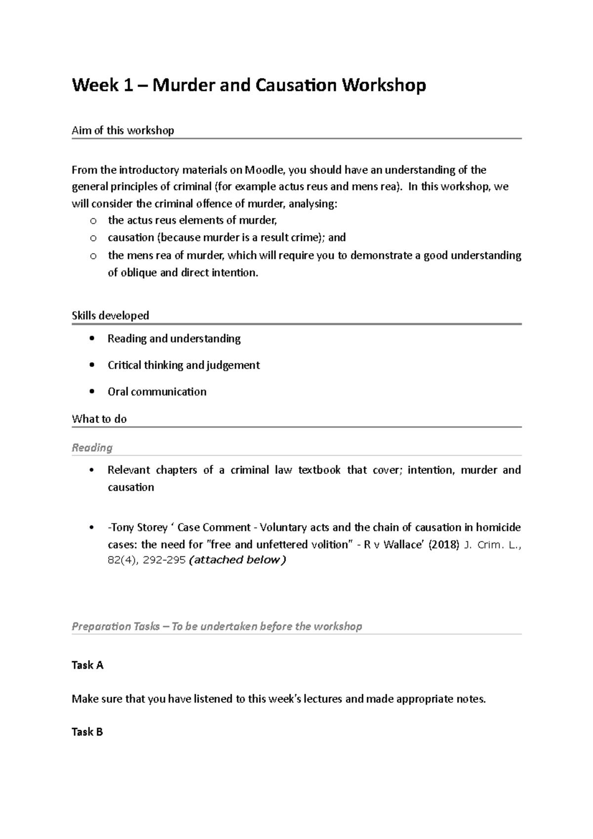 Workshop One Week 1 Murder And Causation Workshop Aim Of This workshop-one-week-1-murder-and-causation-workshop-aim-of-this