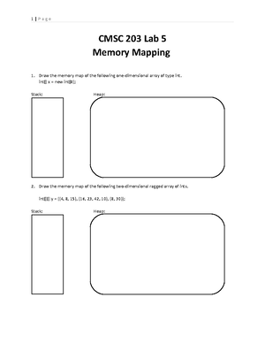 CMSC203 Assignment 1 Documentation Template Worksheet - CMSC203 Assignment 1 Implementation ...