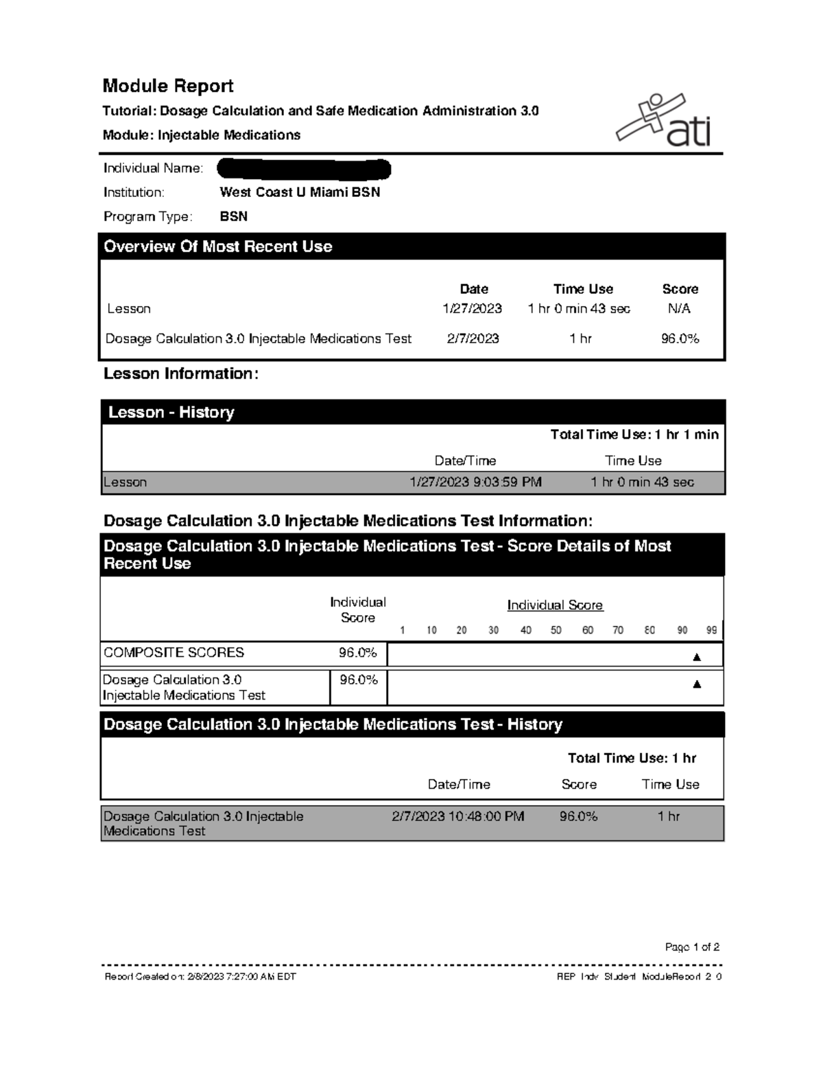 Injectable Medications - Module Report Tutorial: Dosage Calculation and ...