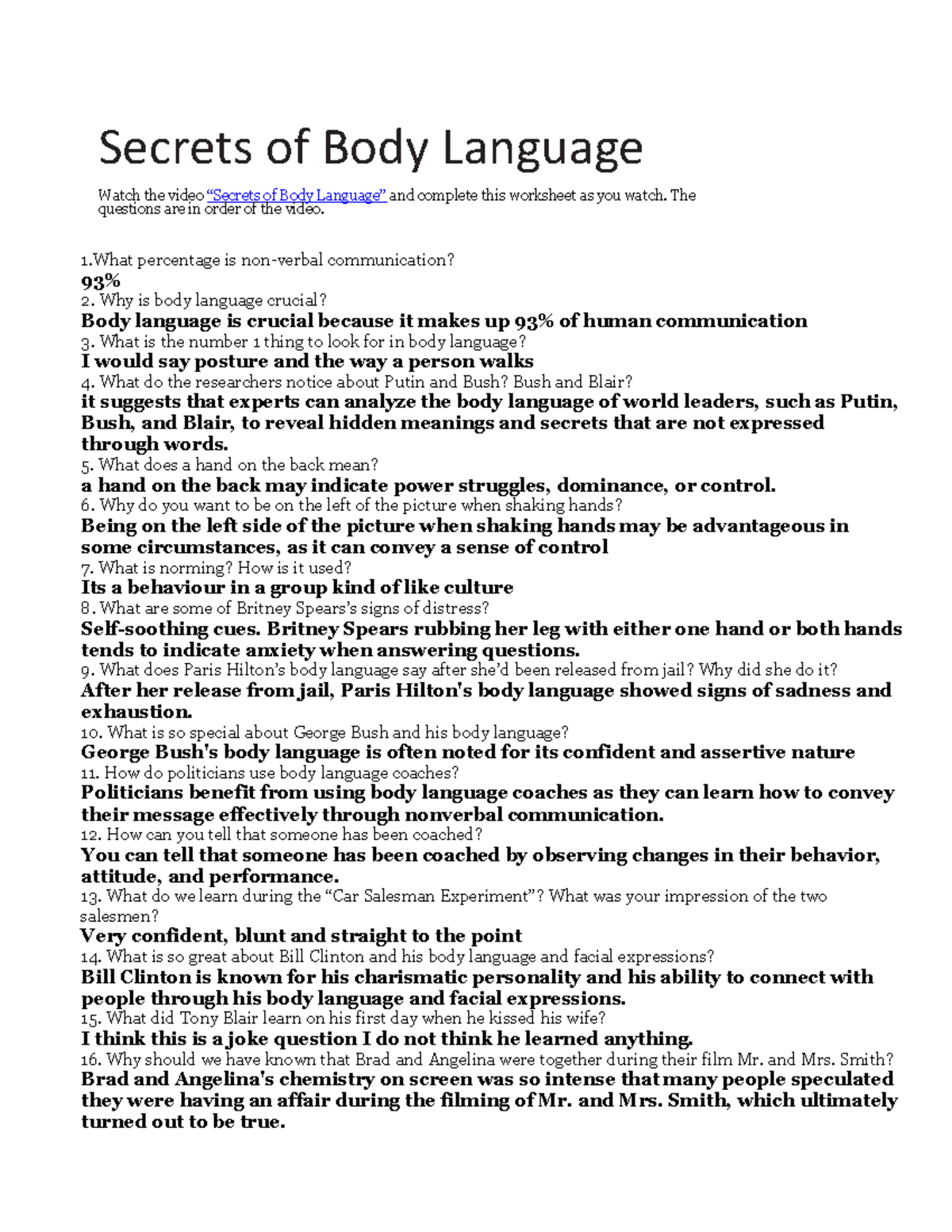 Atrin Shahroudi - Body Language Assignment - Secrets of Body Language ...