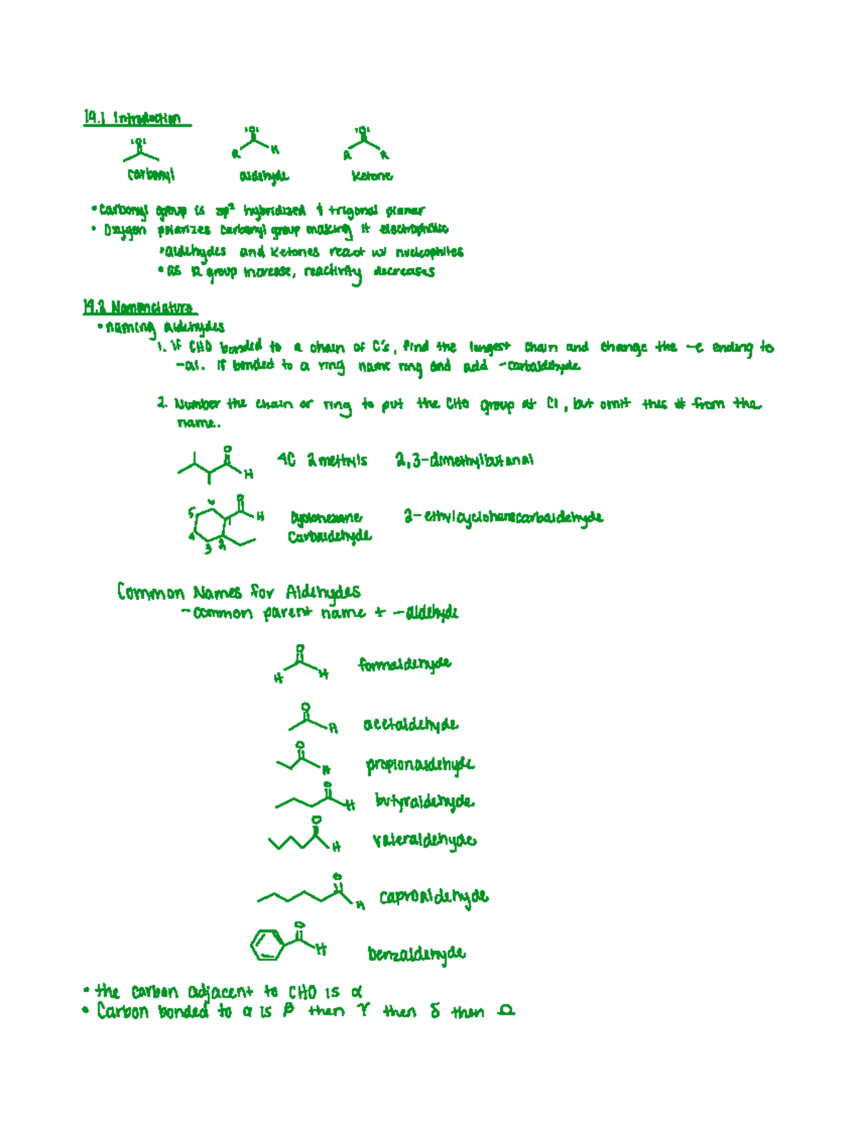 Ochem CH14 Notes - CHEM 302 - Studocu
