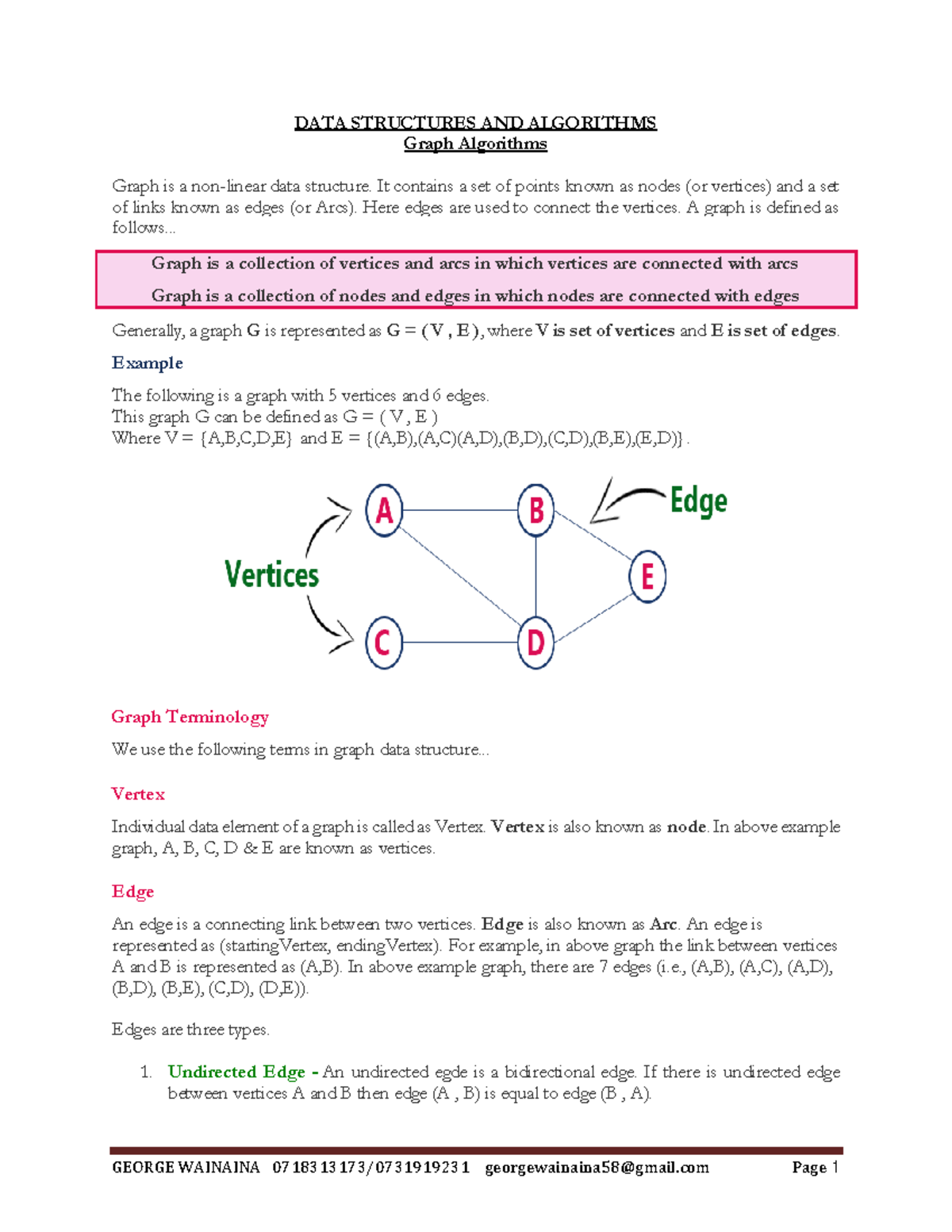Graph Algorithms Data Structures And Algorithms Graph Algorithms 6996
