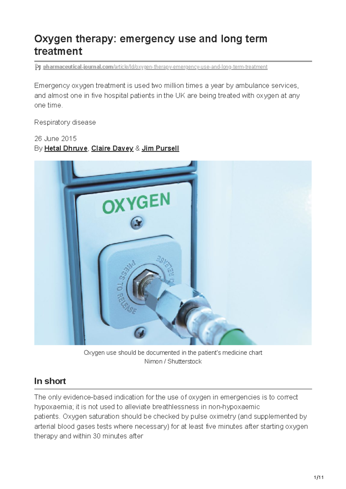 Pharmaceutical-journal.com-Oxygen therapy emergency use and long term ...