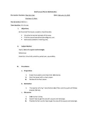 PEAC 2022 Learning Plan Template - 2022 JHS INSET Template for Modular ...