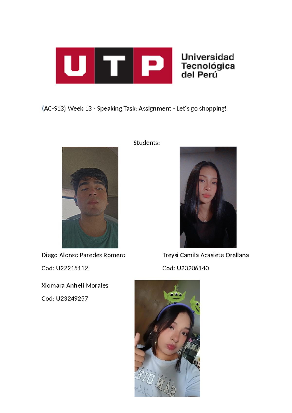 TA3 - kllll - (AC-S13) Week 13 - Speaking Task: Assignment - Let's go ...