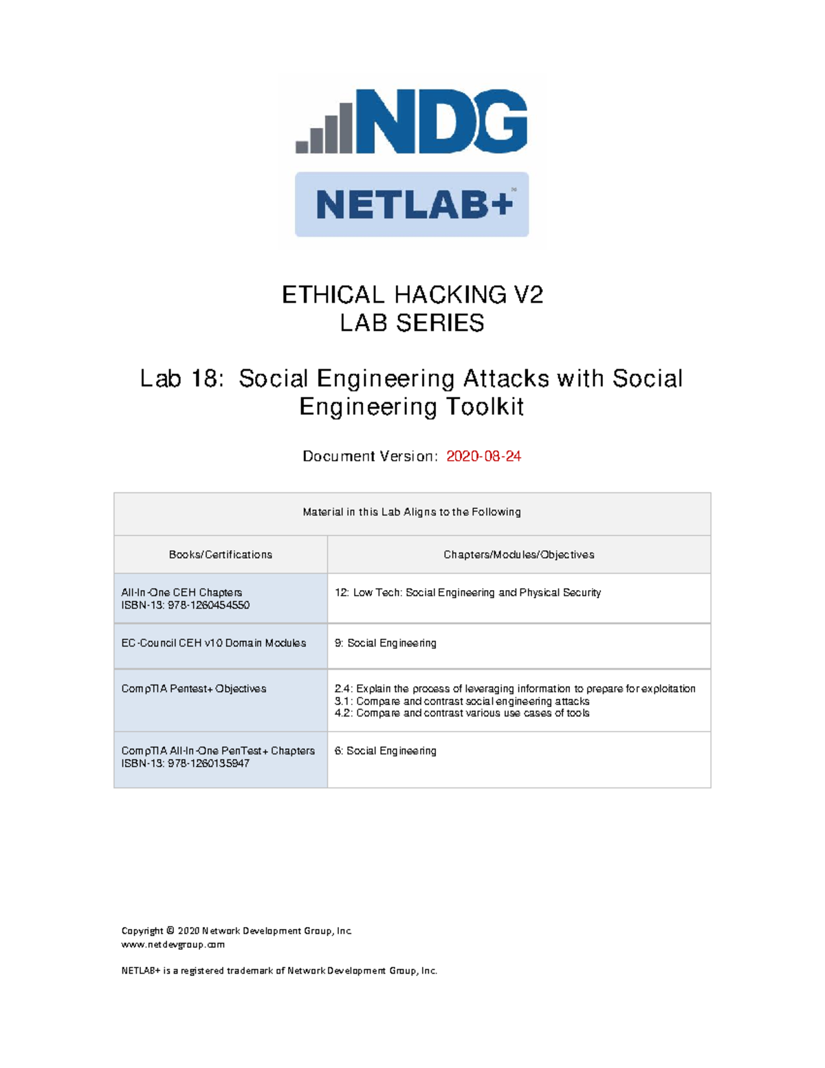 NDG EH v2 Lab 18 - How to succeed in lab 18 - ETHICAL HACKING V LAB ...