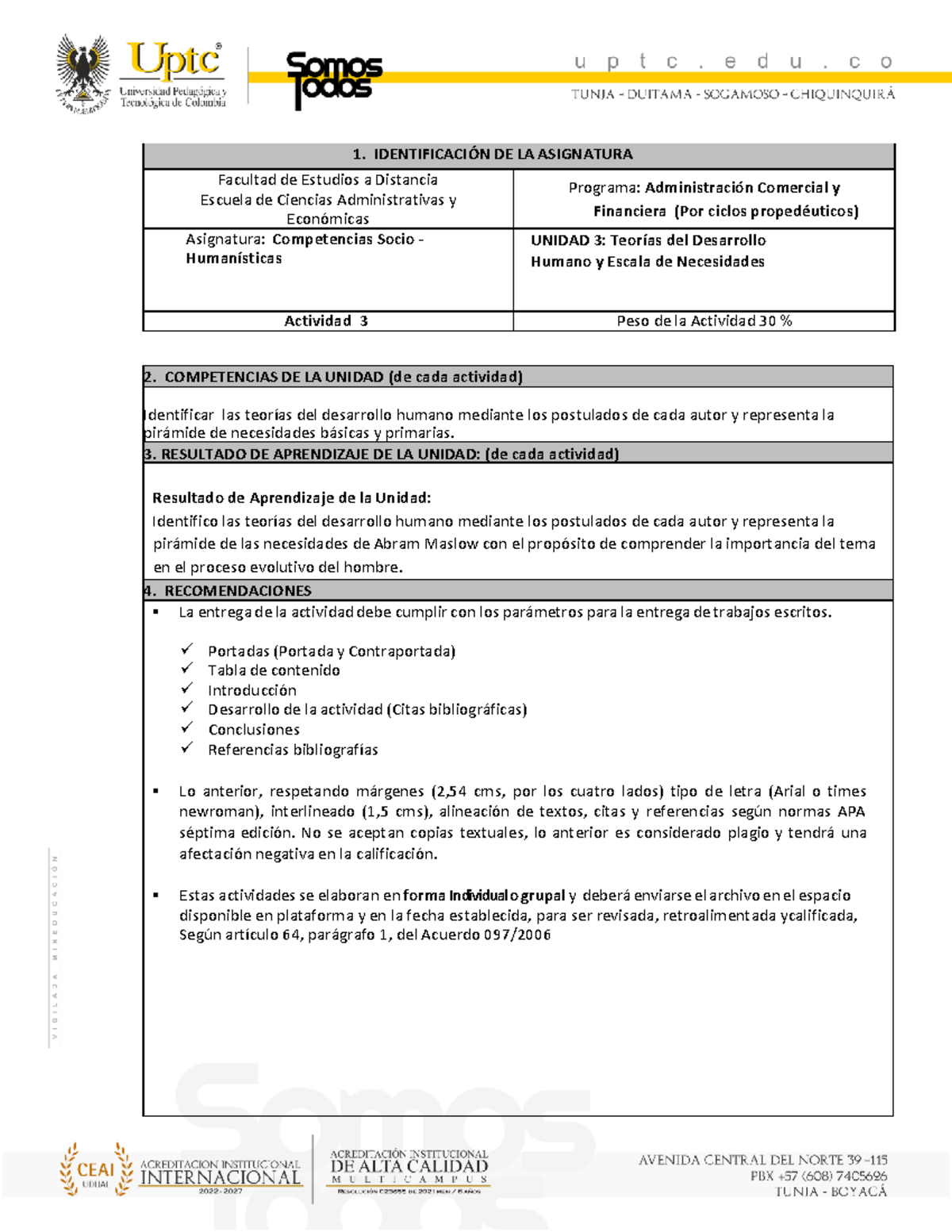 Actividad # 3 TPCF Competencias-Socio-Humanisticas-II-2023 - 1. IDENTIFICACIÓN DE LA ASIGNATURA ...