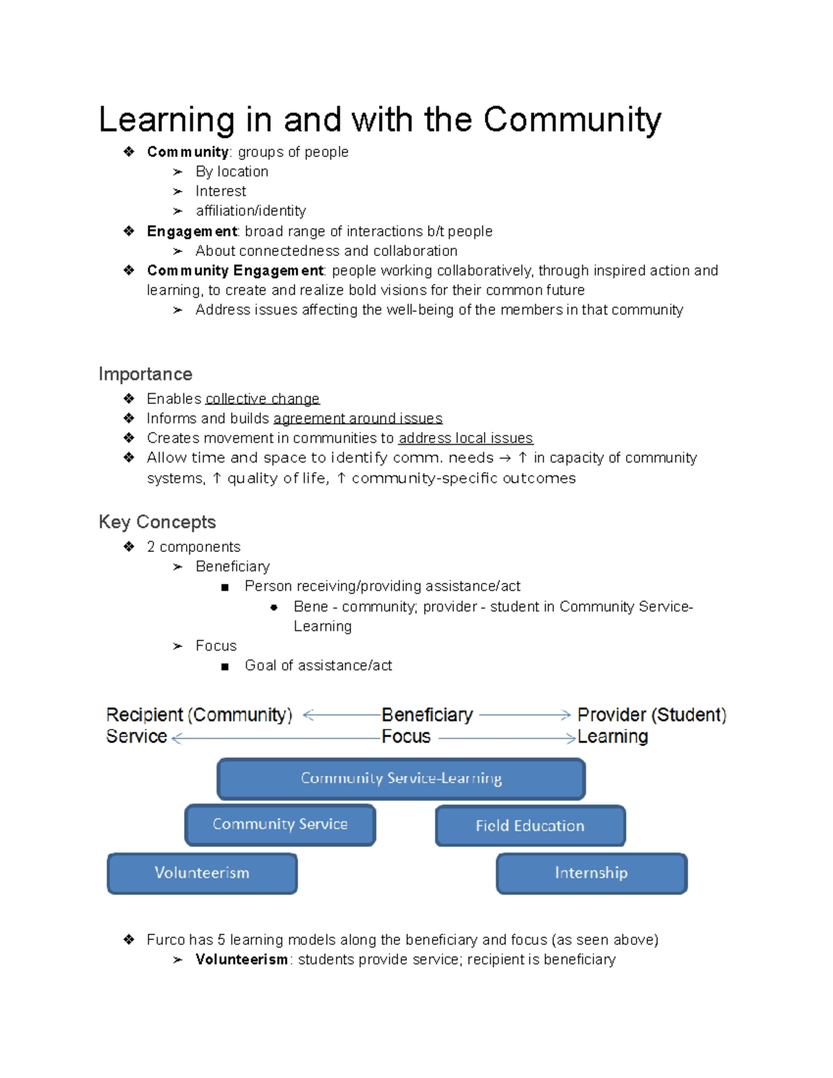 Lesson 1 Learning in and with the Community - Learning in and with the ...