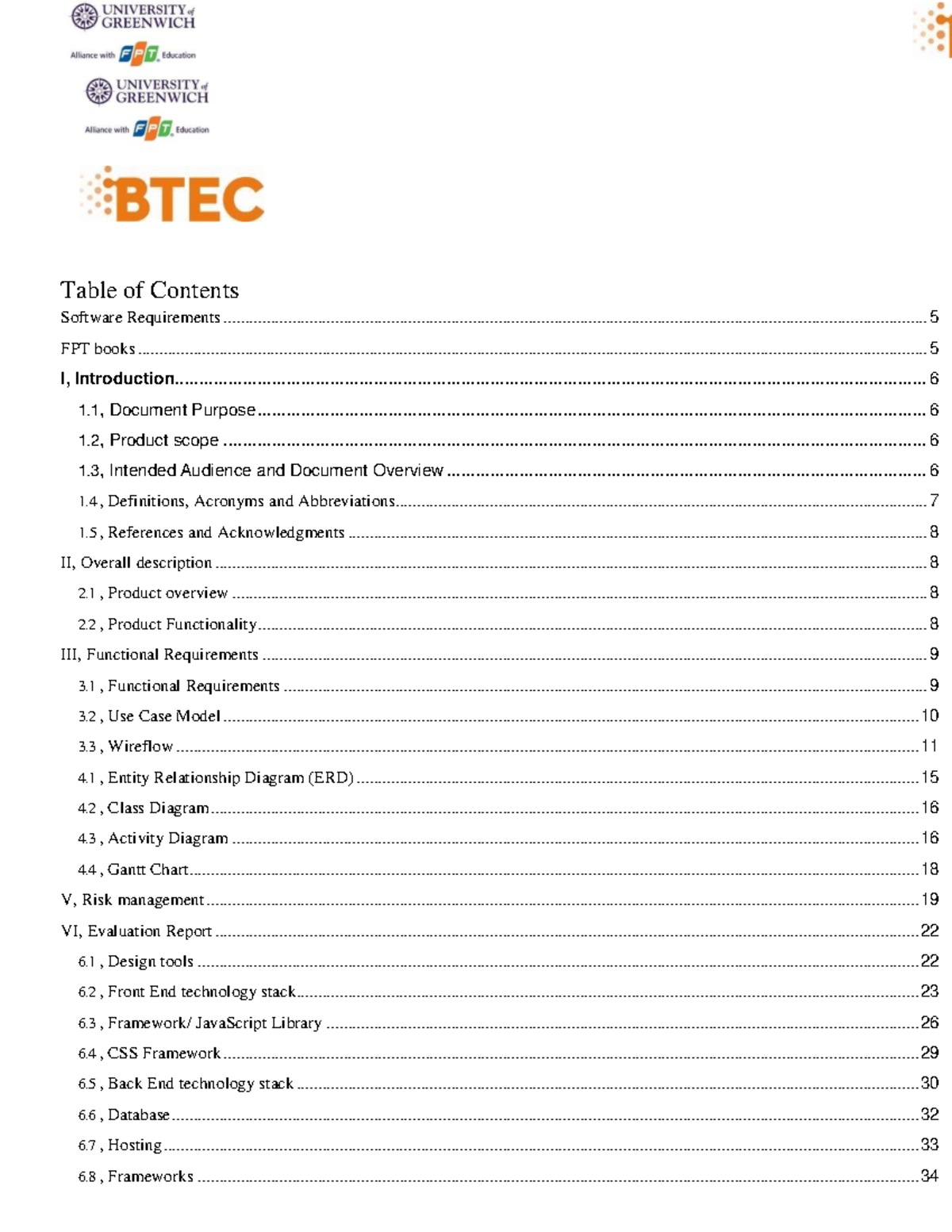 1670-asm1 - Pass in the assigment - Table of Contents Software ...